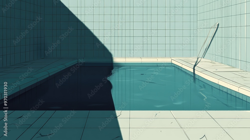 Empty Pool After A Long Adventure Broken After A Horror Adventure Old ...