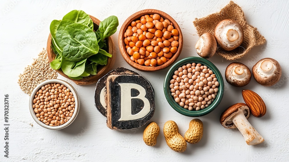 Nutrient-Rich Foods High in Vitamin B3 (Niacin) Highlighting Its ...