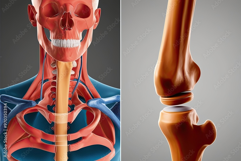 Understanding Human Bone Anatomy and Joint Mechanics in Medical Design Stock Illustration ...