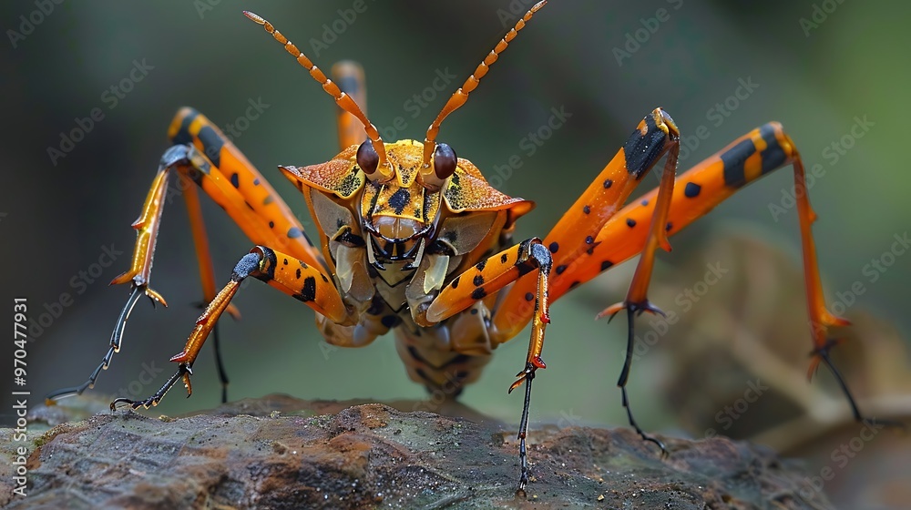 Assassin bug fashion show, wearing various insect exoskeletons: An ...