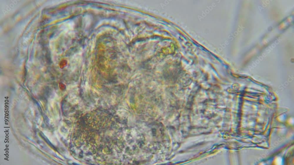 Research Scientists Unicellular Organisms. Soil Microorganisms Under ...