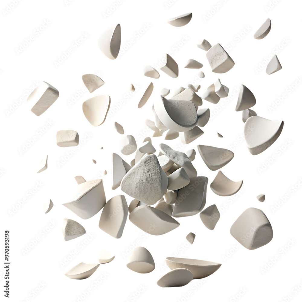 Putty Shatter Transparent PNG. Shattered Putty PNG Set. Putty Scatter ...