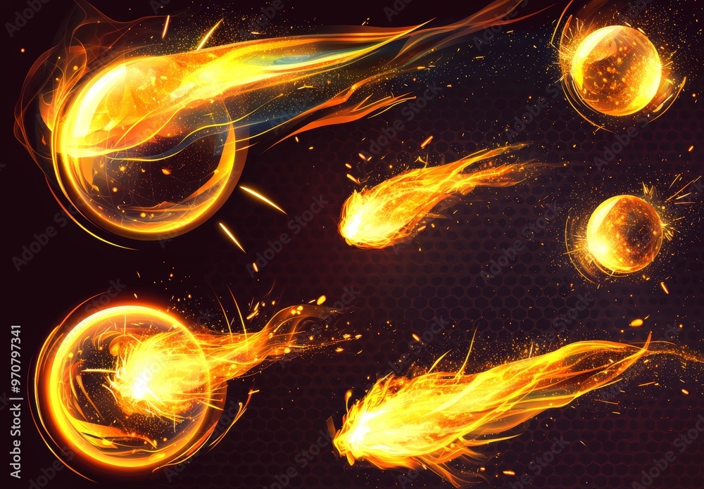 A handgun flashes with fire and smoke. Pistol shots clouds with a ...