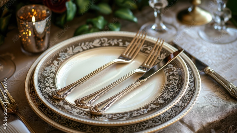 French forks typically have three prongs and elegant handles. french ...