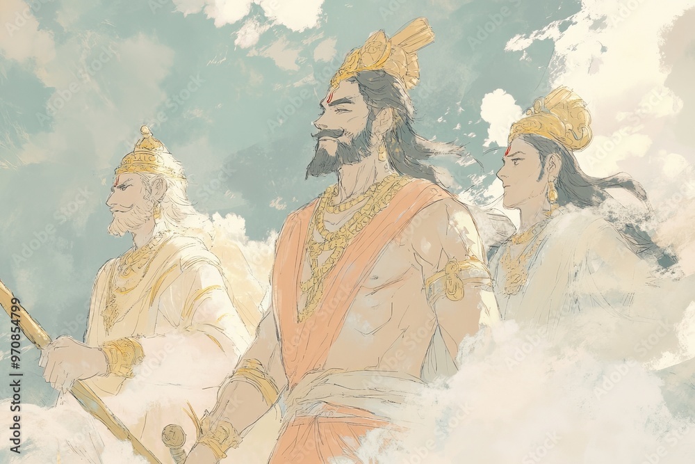 Vijayadashami. Hindu festival symbolizing the victory of good over evil ...