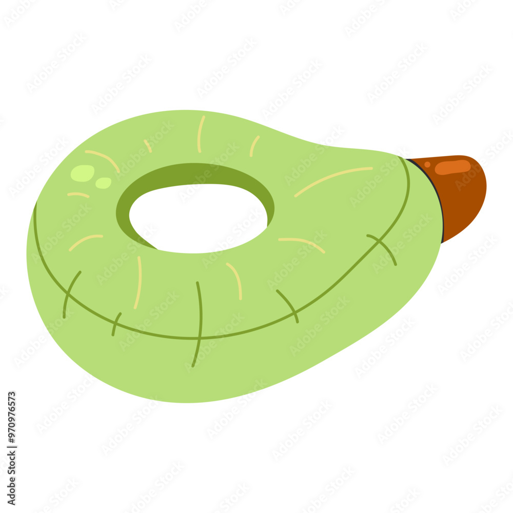 Inflatable floating ring for swimming. Beach rubber lifebuoy for pool ...