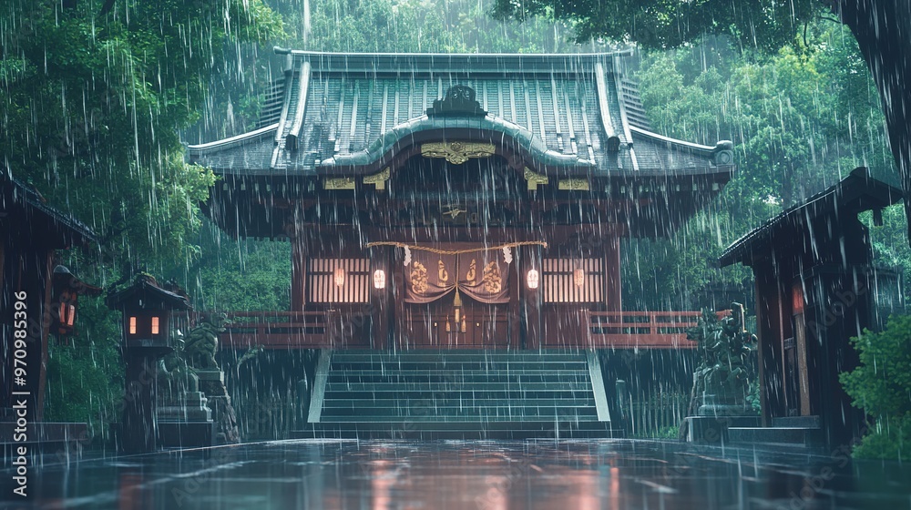 Lofi Beautiful Japanese Japan Buddhist Temple Shinto Shrine ...