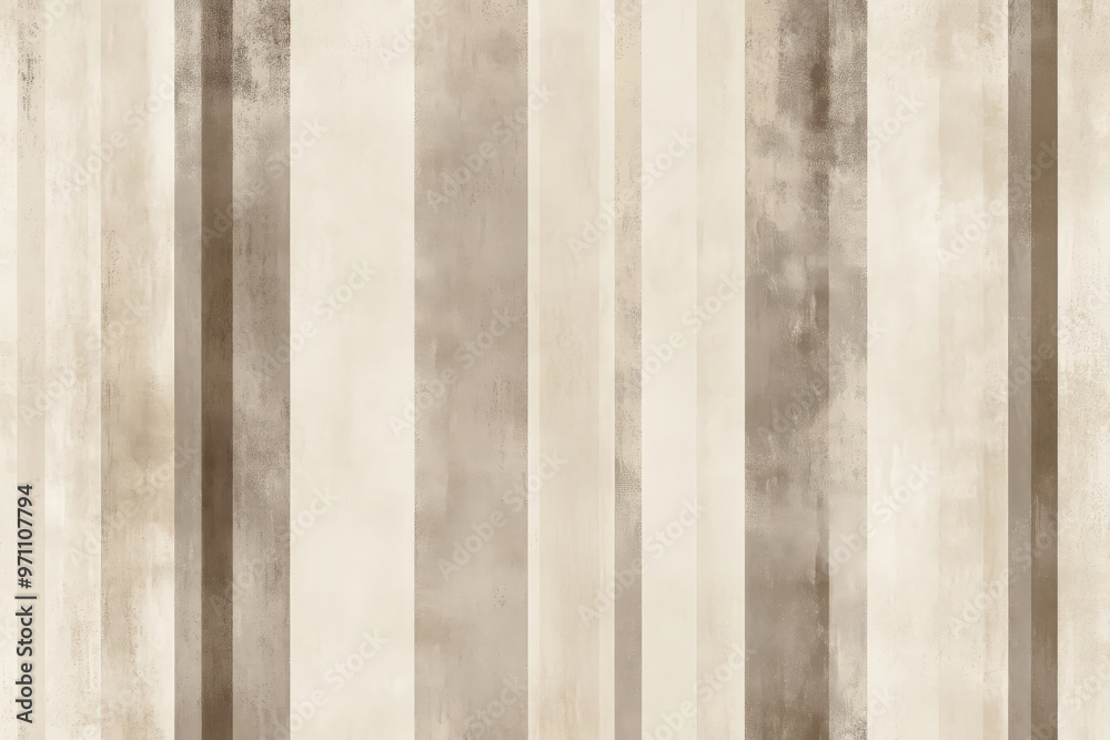 A muted, earthy background with thin vertical stripes in shades of ...