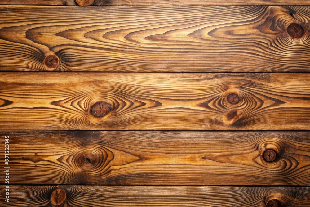 Warm and rustic natural wood background with unique grain patterns ...