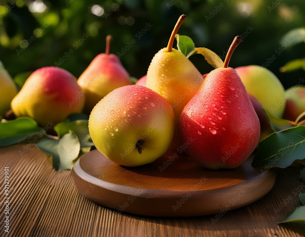Apples from farm to table, showcasing the natural beauty and taste of ...