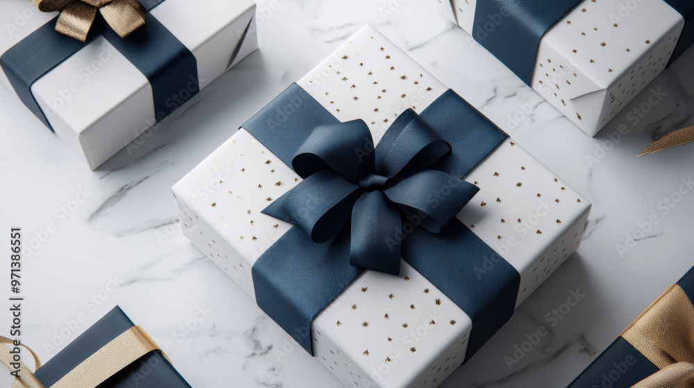 Customized gift wrap with name and custom message, featuring elegant ...