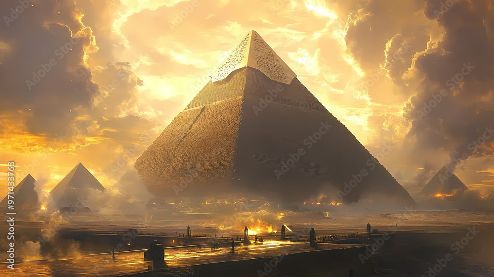 Ancient egyptians using futuristic technology to build the pyramids ...
