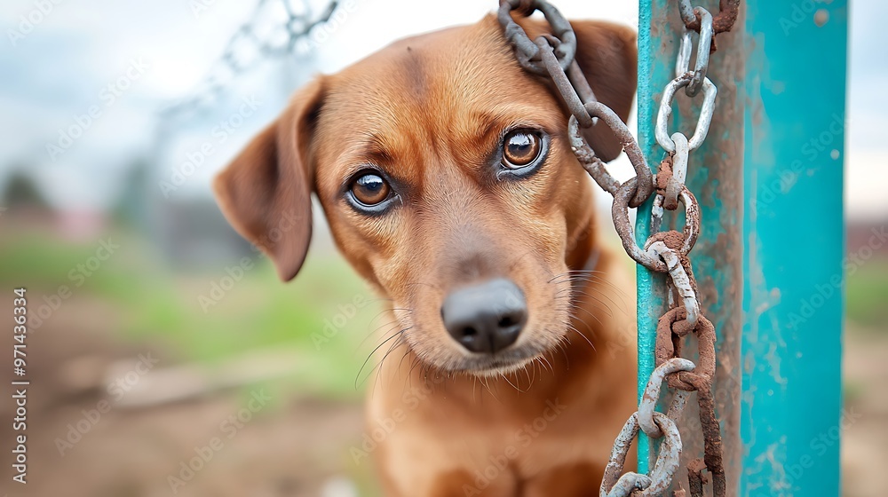 Suffering in Silence: Heartbreaking Image of Animal Cruelty with a ...