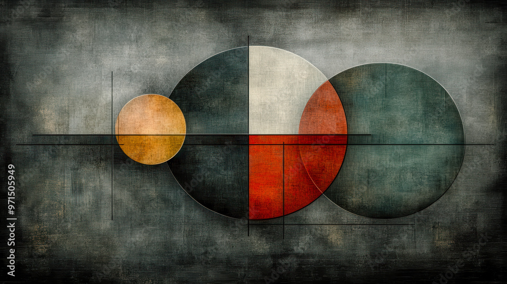 Futuristic abstract visualization of complex mathematical equations and ...