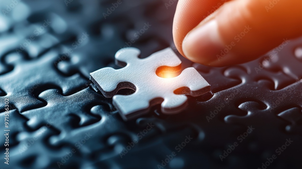 A shrinking puzzle piece being removed from a larger, complex puzzle ...