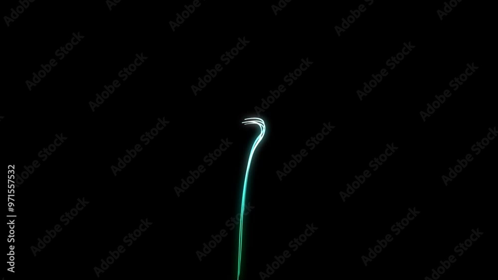 Blue Light Streaks Background Loop - Glowing Blue 4K with Alpha Channel ...