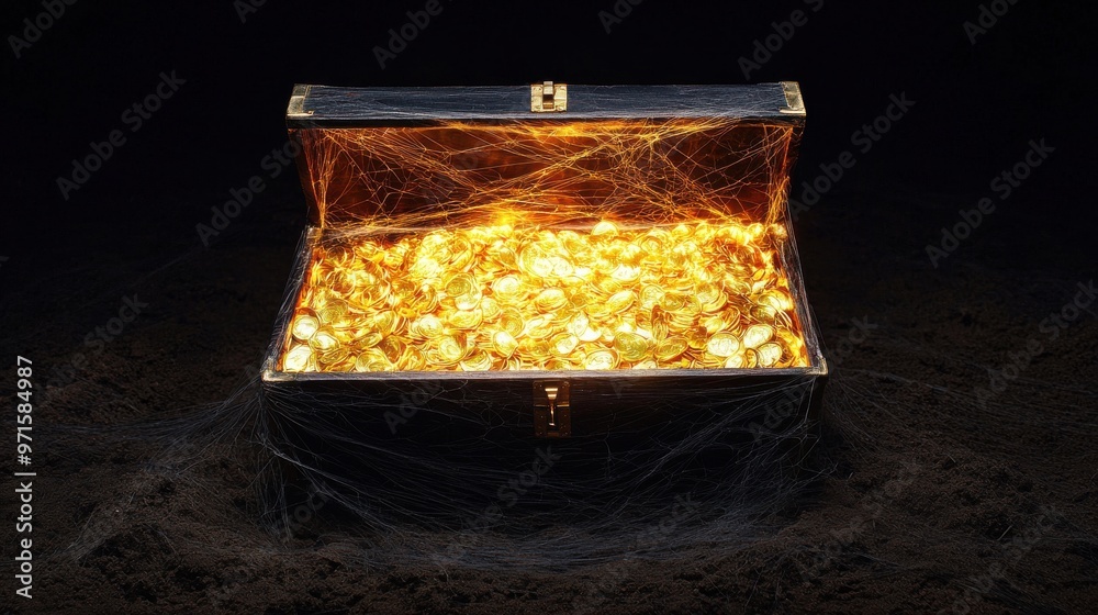 The Hollow Treasure Chest: A treasure chest that looks full of gold ...