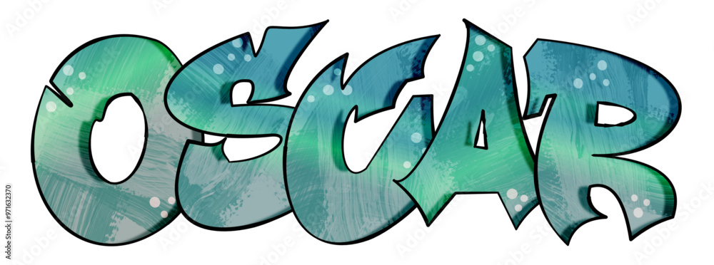 Oscar - name street art - graffiti lettering typography - art ...