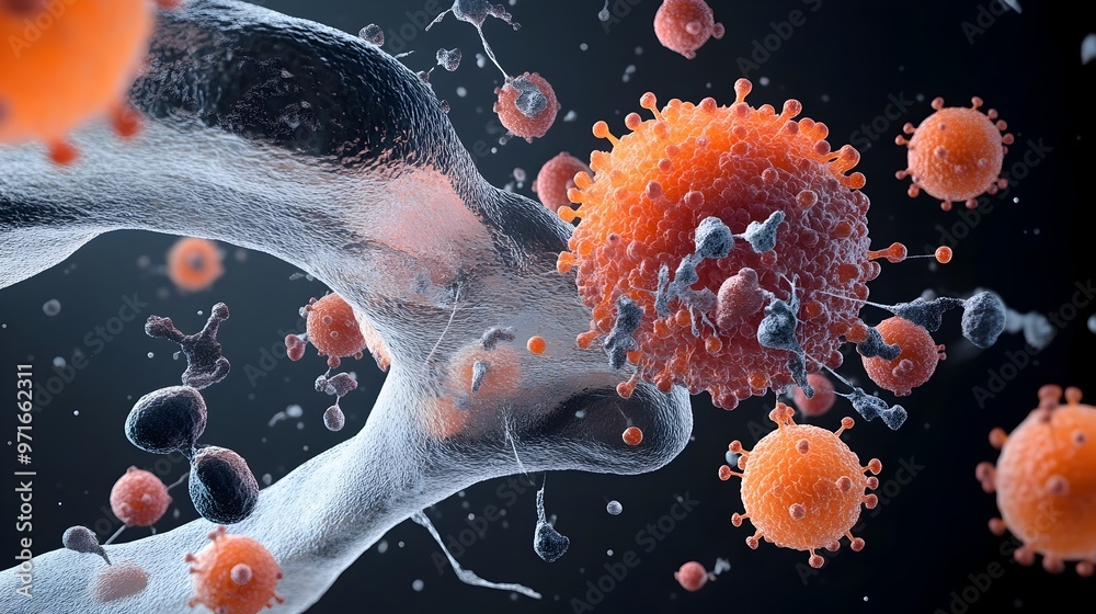 Extreme Magnification of Virus Particles on a Cell Membrane under ...