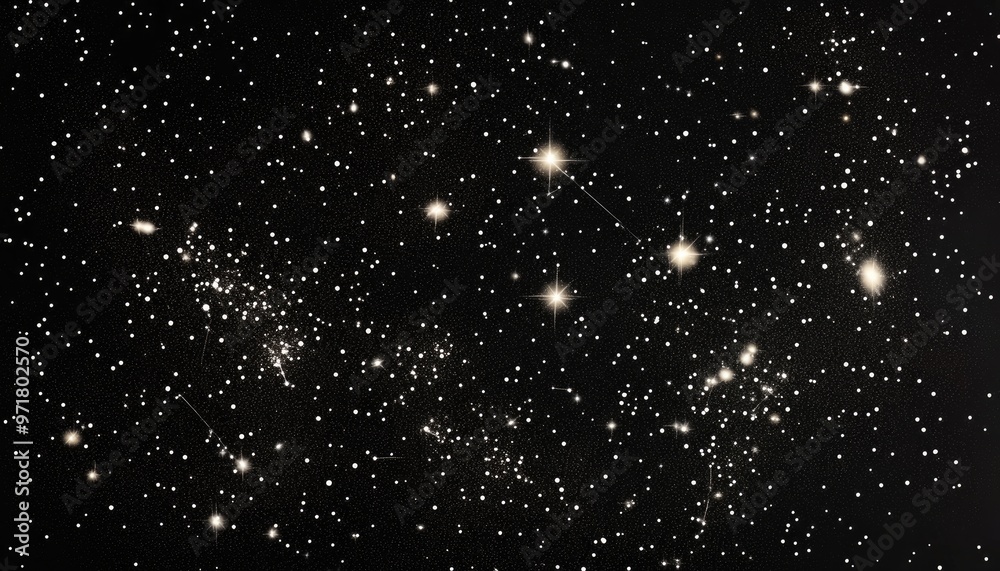 Fantasy illustration of the Circinus constellation set against a starry ...