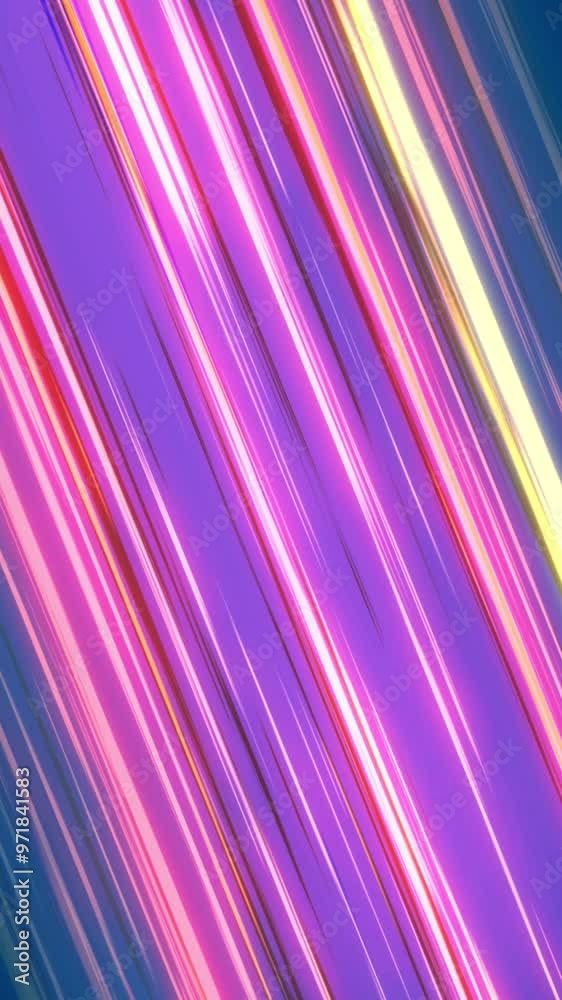 Diagonal Anime Speed Lines. Fast speed neon glowing flashing lines ...