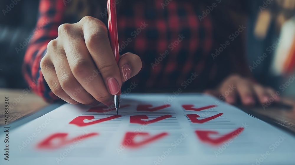 Digital Checklists for efficient business management Businessman ...