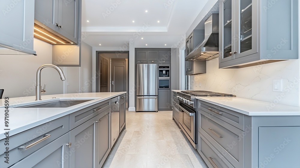 Very large spacious kitchen with additional spice wok kitchen long ...