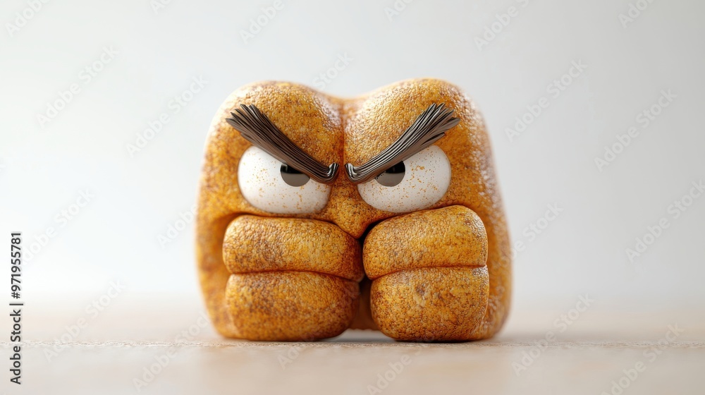 illustration middle finger expressively rude social icon cartoon ...