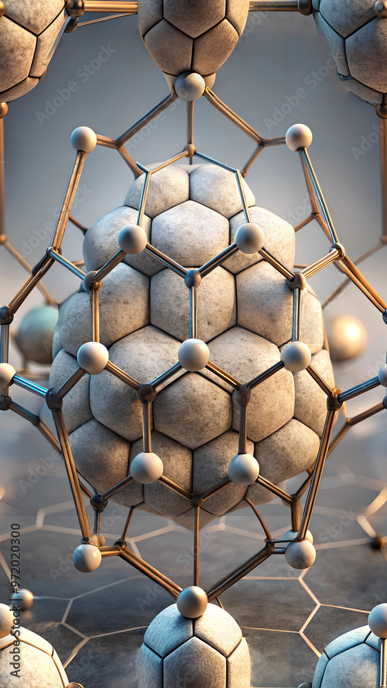 Quinine molecule. It is natural alkaloid derived from the bark of the ...