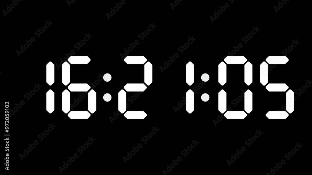 16:21 - 60 Second Full-Screen Countdown Timer with 7-Segment Display ...