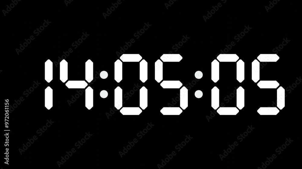 14:05 - 60 Second Full-Screen Countdown Timer with 7-Segment Display ...