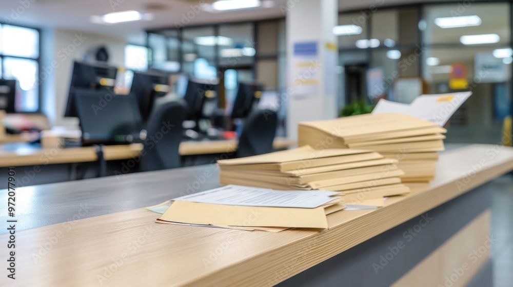 Registered Mail Counter: Area designed for sending high-value or ...