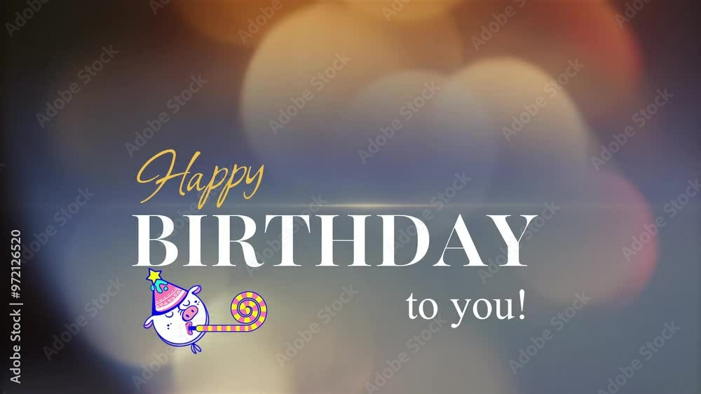 Happy Birthday, with gold particles Background, Happy Birthday Wishes ...