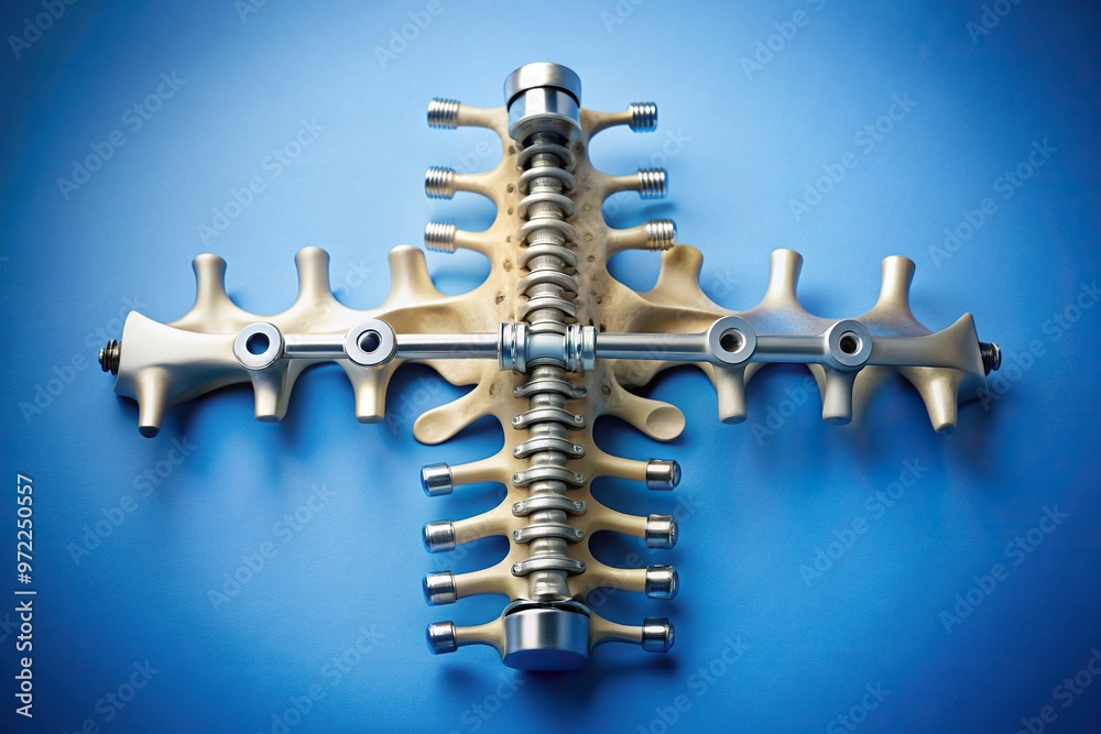 Orthopedic spinal fixator with anterior lumbar plate at a high angle ...