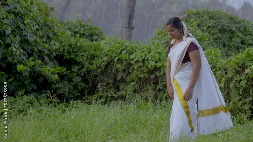 Onam traditional swing in Kerala called oonjal attam is traditional ...