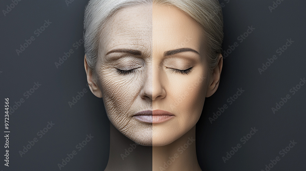 The photograph offers a comparison of the metamorphosis of a white ...