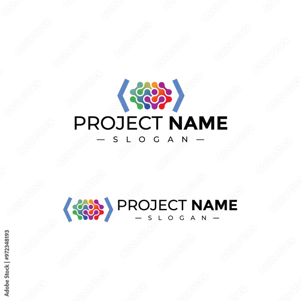 Code Brain Logo Design | Innovative and Modern Logo for Tech Companies ...