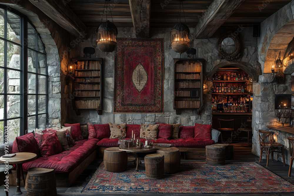 Traditional English Pub in a small English village. The pub is in a ...