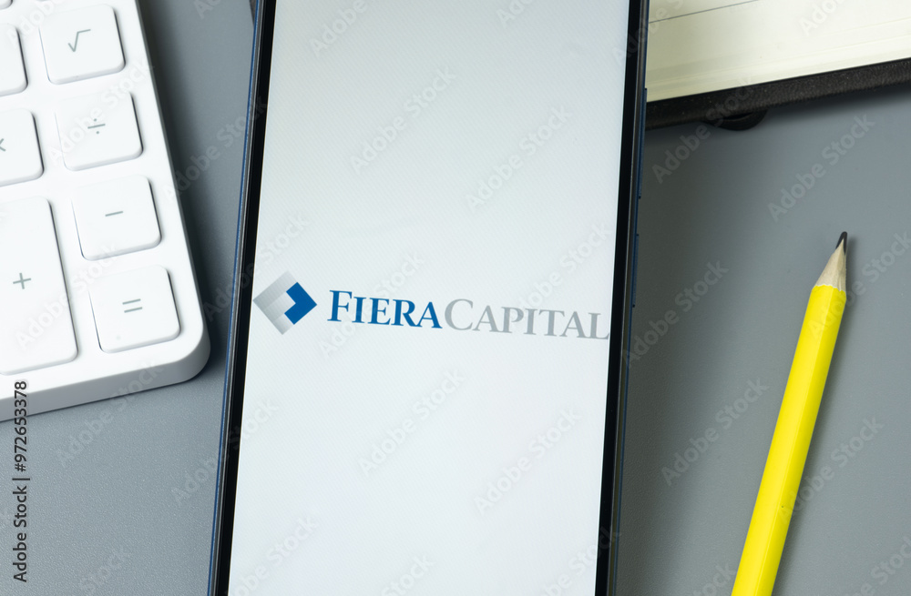 New York, USA - 30 August 2024: Fiera Capital Logo on Phone Screen ...
