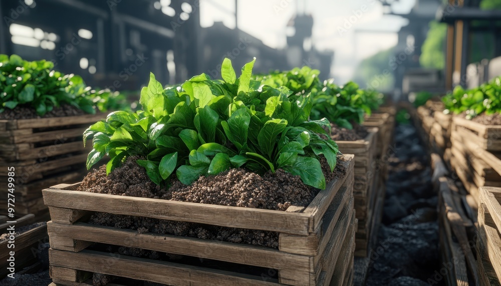 Eco-friendly Composting Station Processing Food Waste for ...