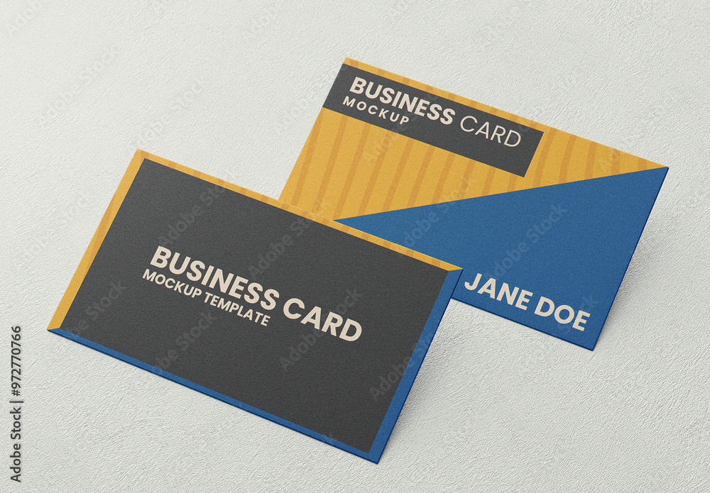 Modern Business Card Mockup Stock Template | Adobe Stock