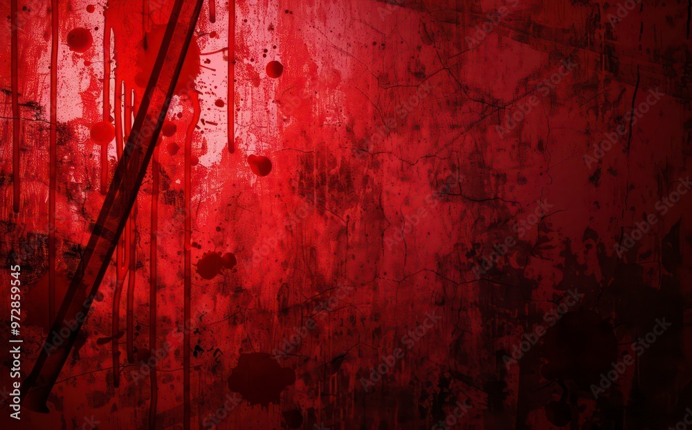 A gritty red grunge texture, perfect for adding depth and character to ...