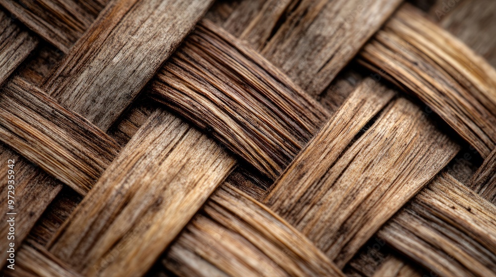 Papyrus Weaving Close-up Design: A detailed, textured close-up of ...