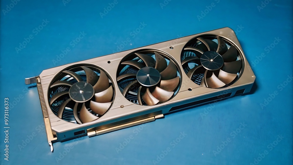 Concept of a Modern High-End GPU featuring Impressive RGB Lighting ...