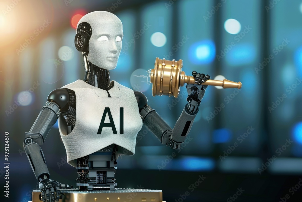 An AI-driven dashboard displaying real-time security alerts on a screen ...