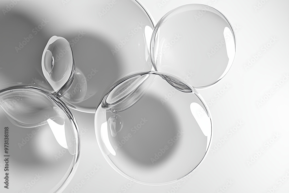 Transparent overlapping spheres, concept of transparency and ...