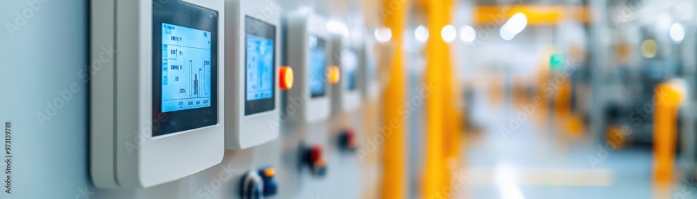 Digital sensors monitoring temperature and humidity in a product ...