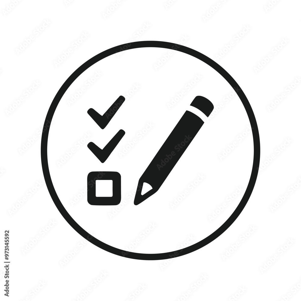 Vetor de Check list, check mark, Check item, check mark icon vector ...