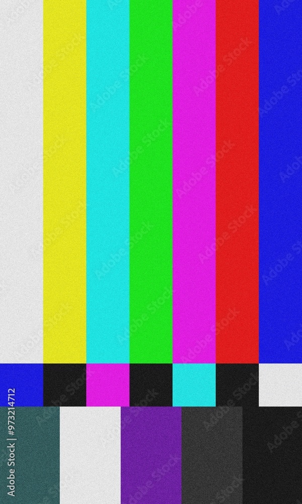 No Signal TV Test Background, error screen background. The screen have ...