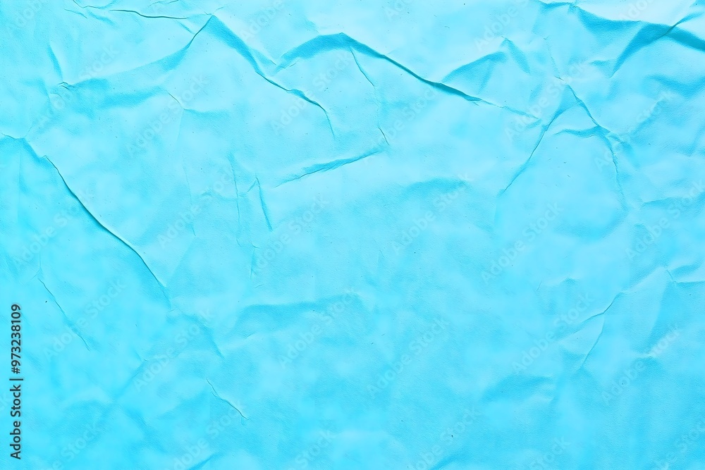 Blank Blue Paper Texture Background, Smooth, Slightly Aged With Creases ...